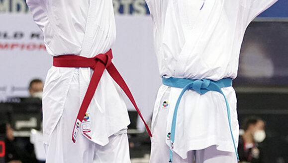 8 Alat Wajib Pertandingan Karate Kumite Standar World Karate Federation ...